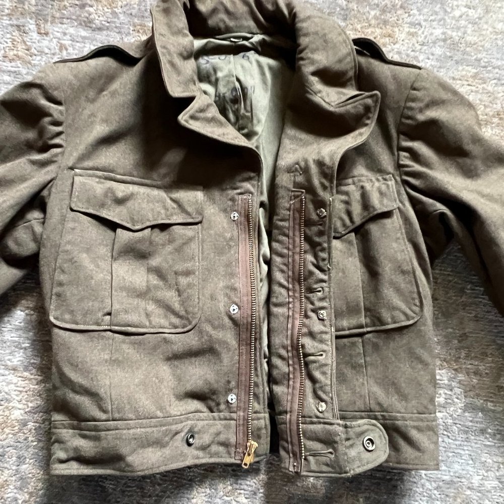 Vintage Ww2 Field Jacket Army 1940's Military Wool Ol… - Gem